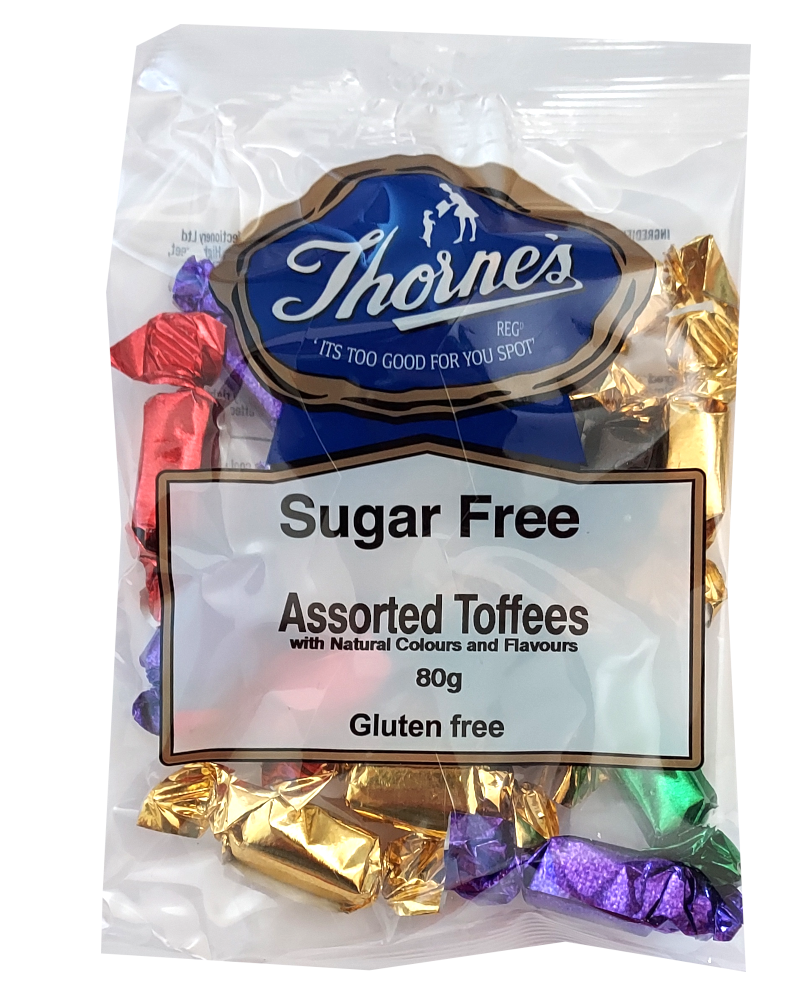 Thorne's Sugar Free Assorted Toffees — sweetswithout