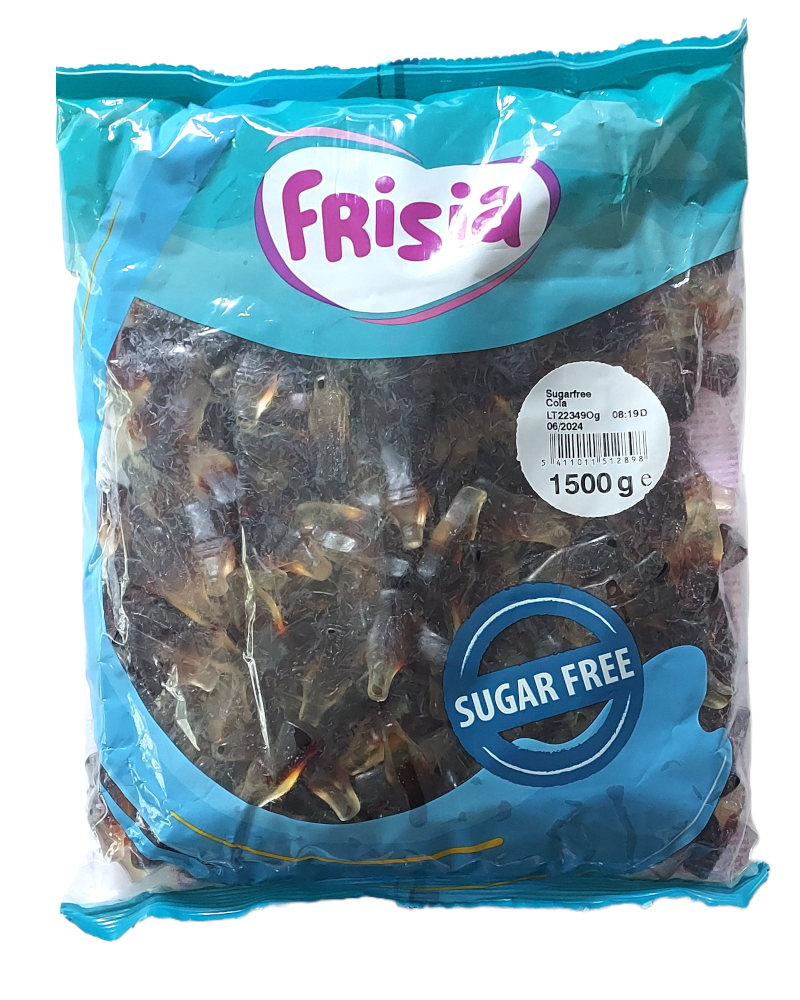 Frisia Sugar Free cola bottles 1.5kg — sweetswithout