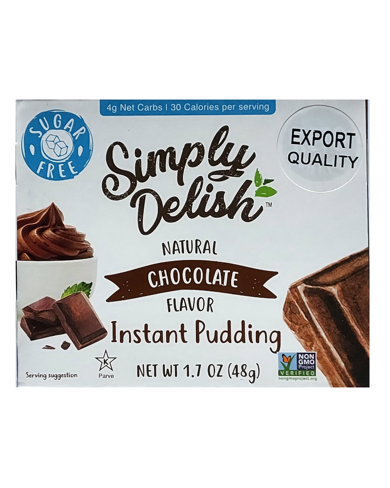 Delish Natural Chocolate Flavoured Instant Pudding (sugar Free ...