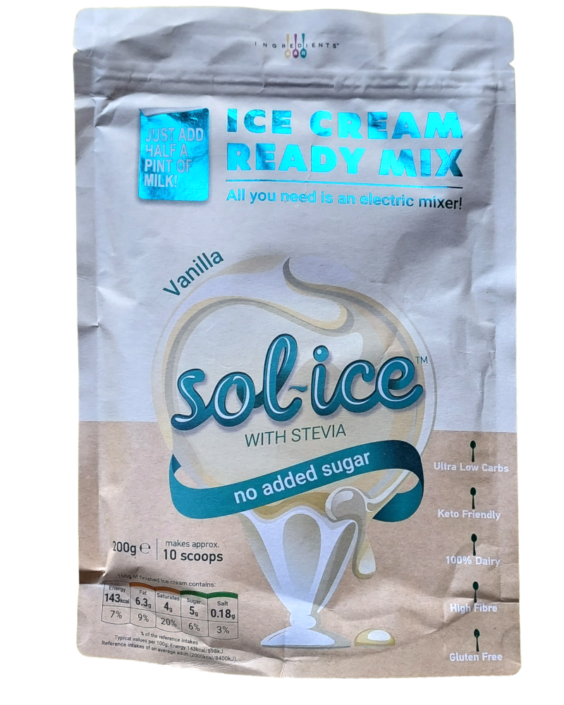 Sol-ice™ No Added Sugar Vanilla (ice-cream Mix) — sweetswithout