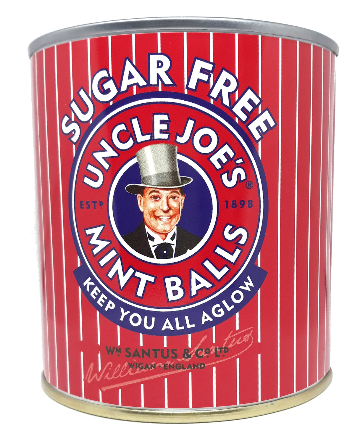 Uncle Joe's Sugar Free Mint Balls Gift Tin — sweetswithout